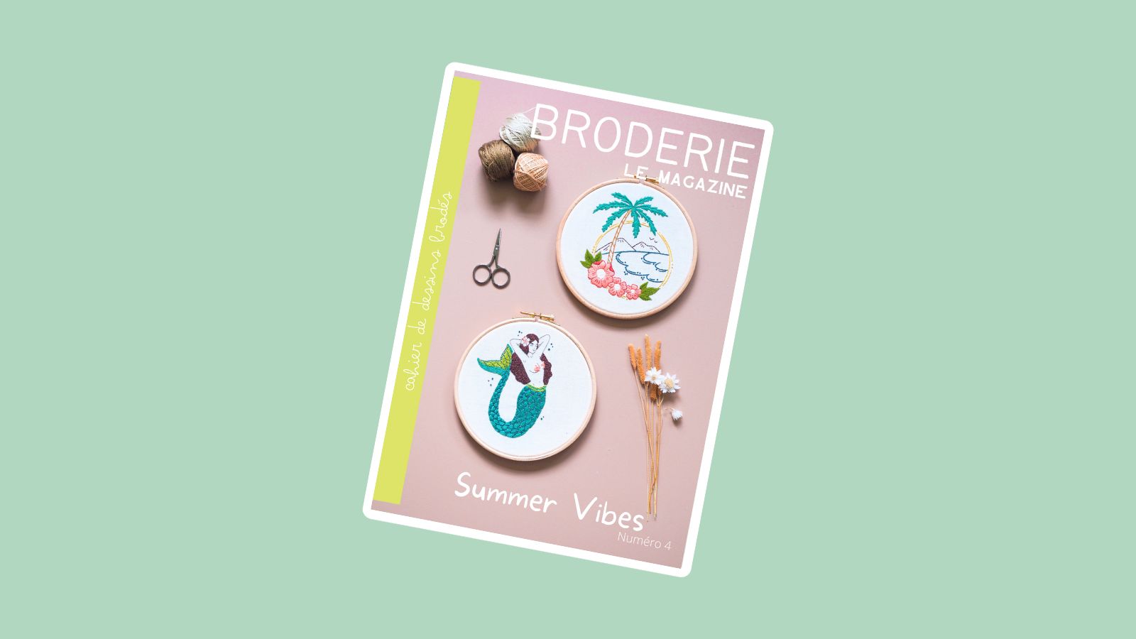 Broderie - Le magazine n°4 : Summer Vibes - Caro Tricote